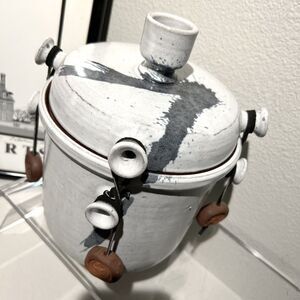 Ben Bieri | Accents | Signed Ben Bieri Northwest Studio Pottery Lidded ...